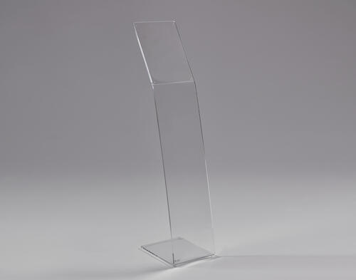 Totem avec porte visuel aimanté en pmma recyclé en plexiglas - Pluxi ...